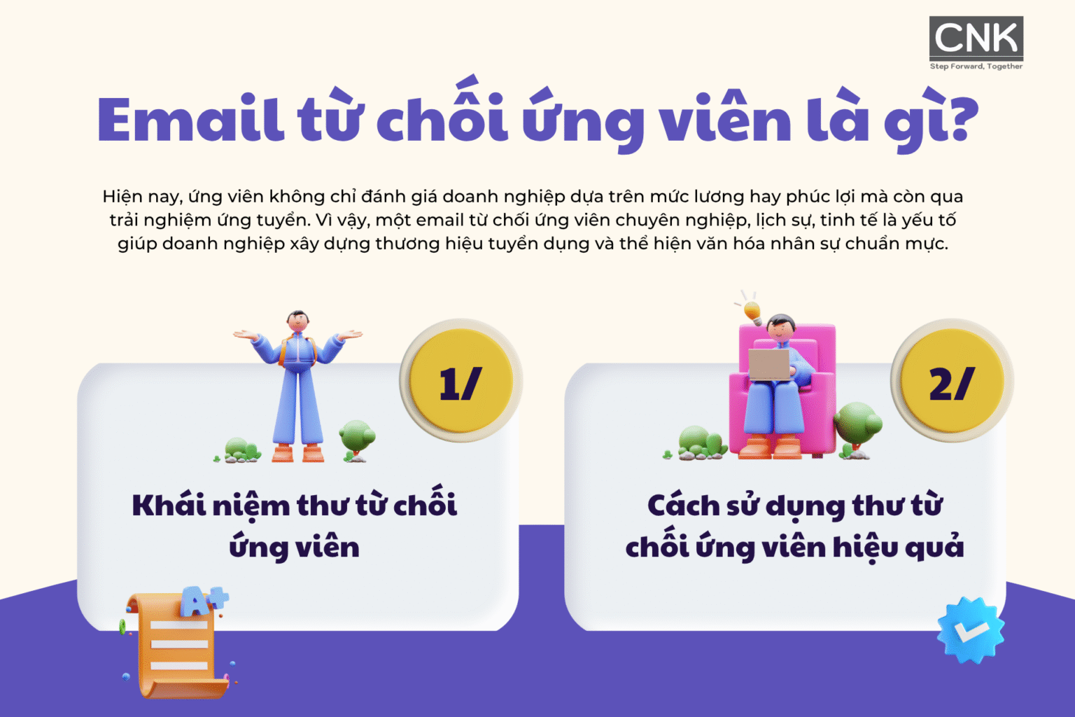 Trọn bộ mẫu email từ chối ứng viên và kịch bản giao tiếp..